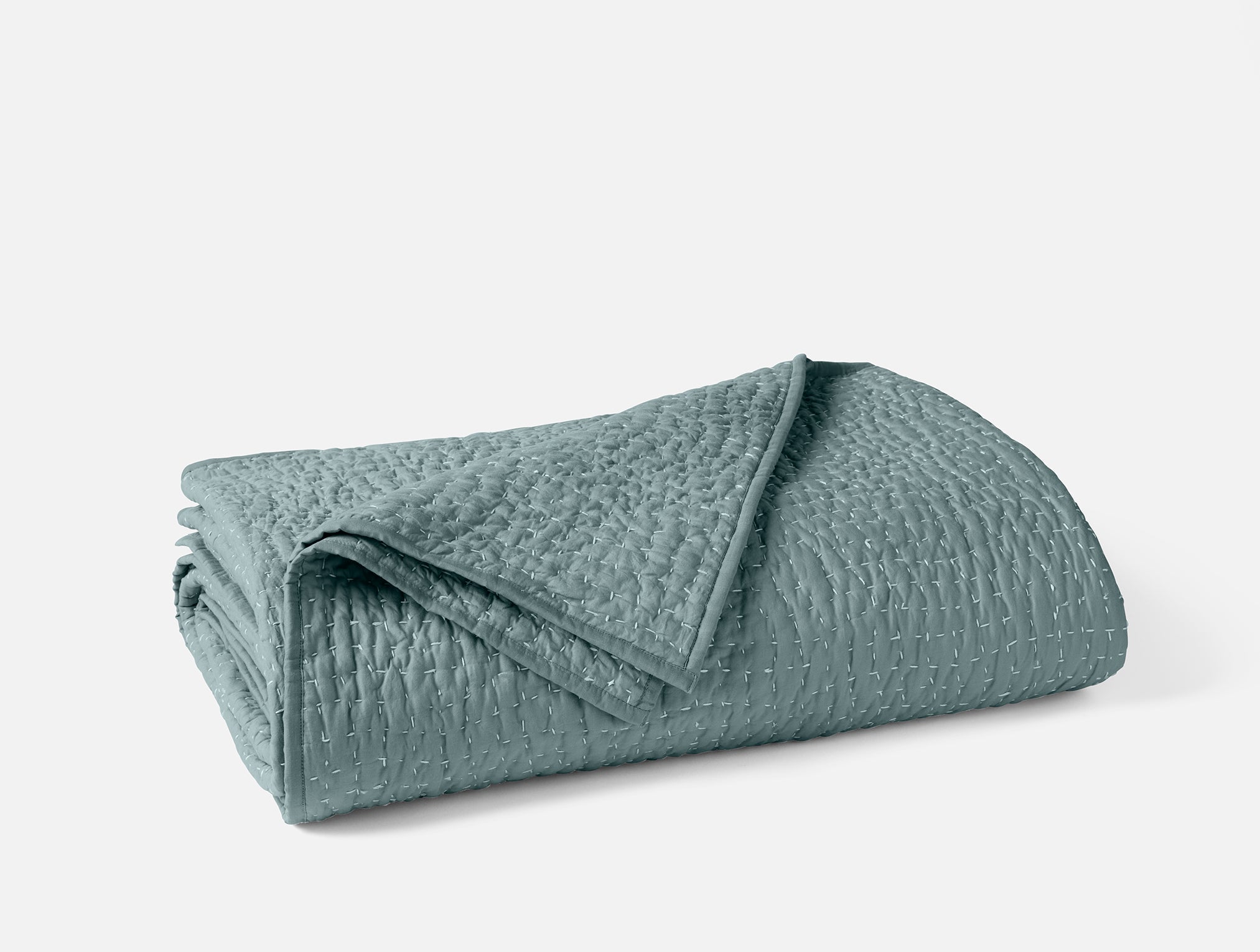 Pebbled Handstitched Organic Quilt – Coyuchi