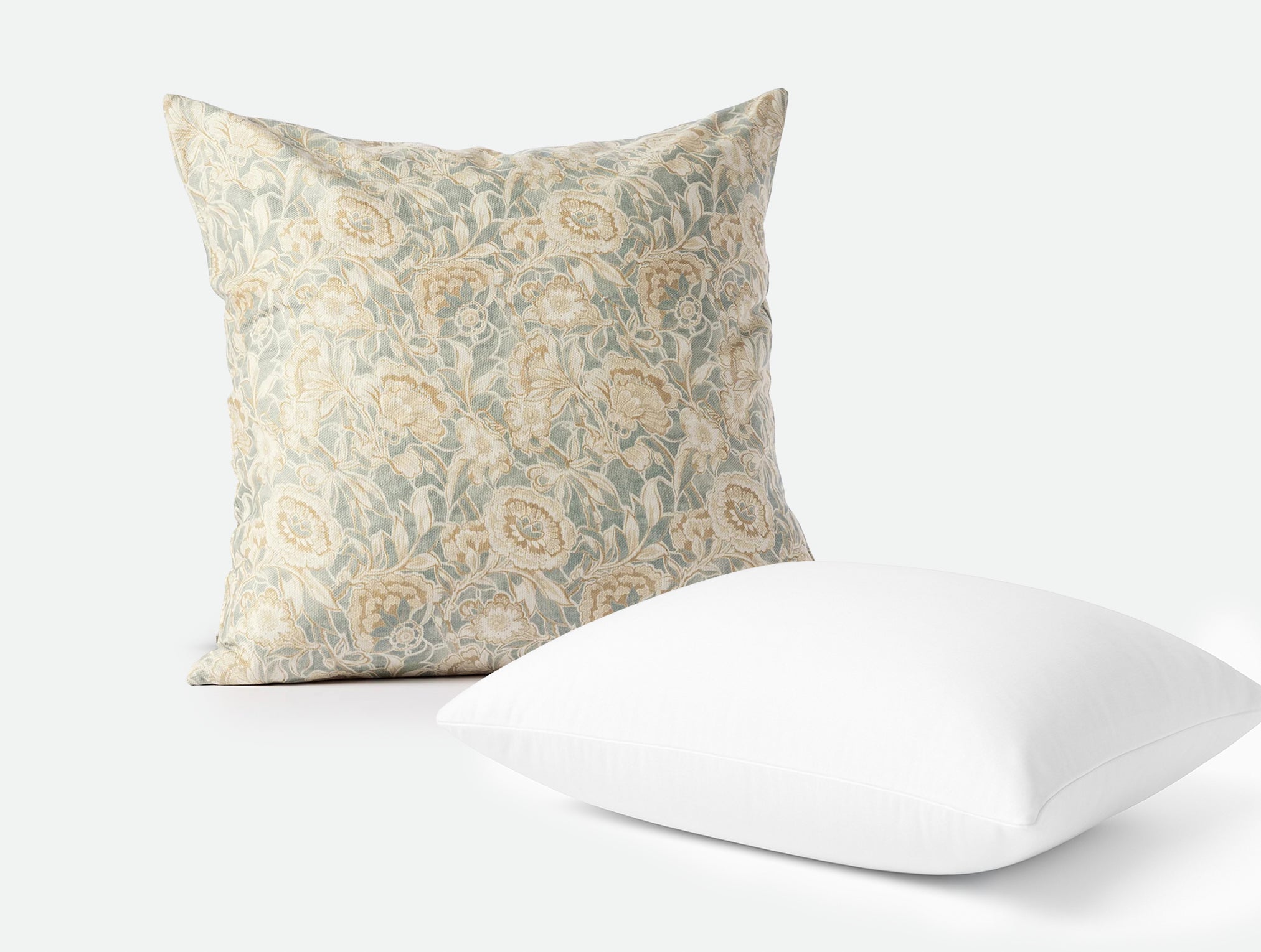 Balboa Organic Print Decorative Pillow Cover + Pillow Insert Set – Coyuchi