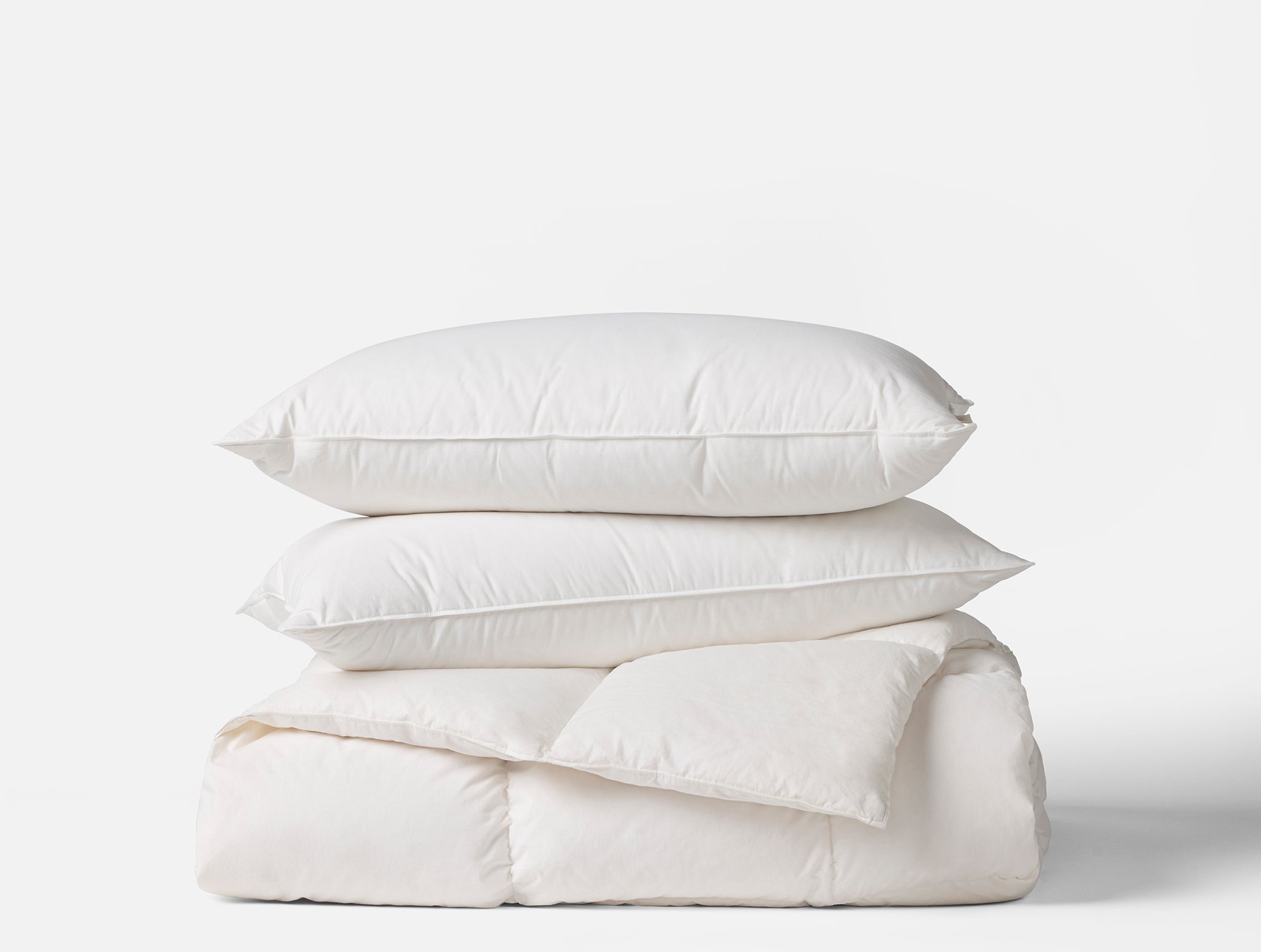 Lightweight Down Bed Inserts Bundle – Coyuchi
