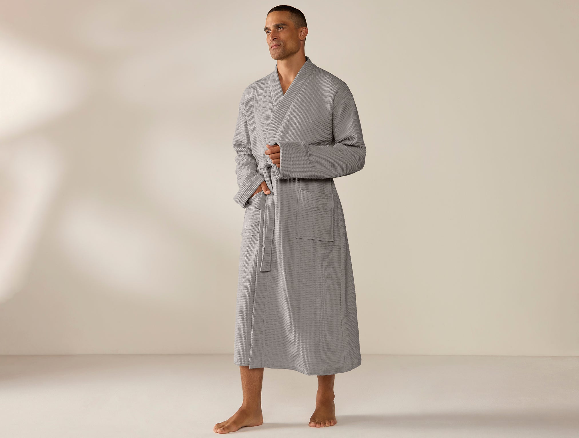 Unisex Organic Waffle Robe – Coyuchi