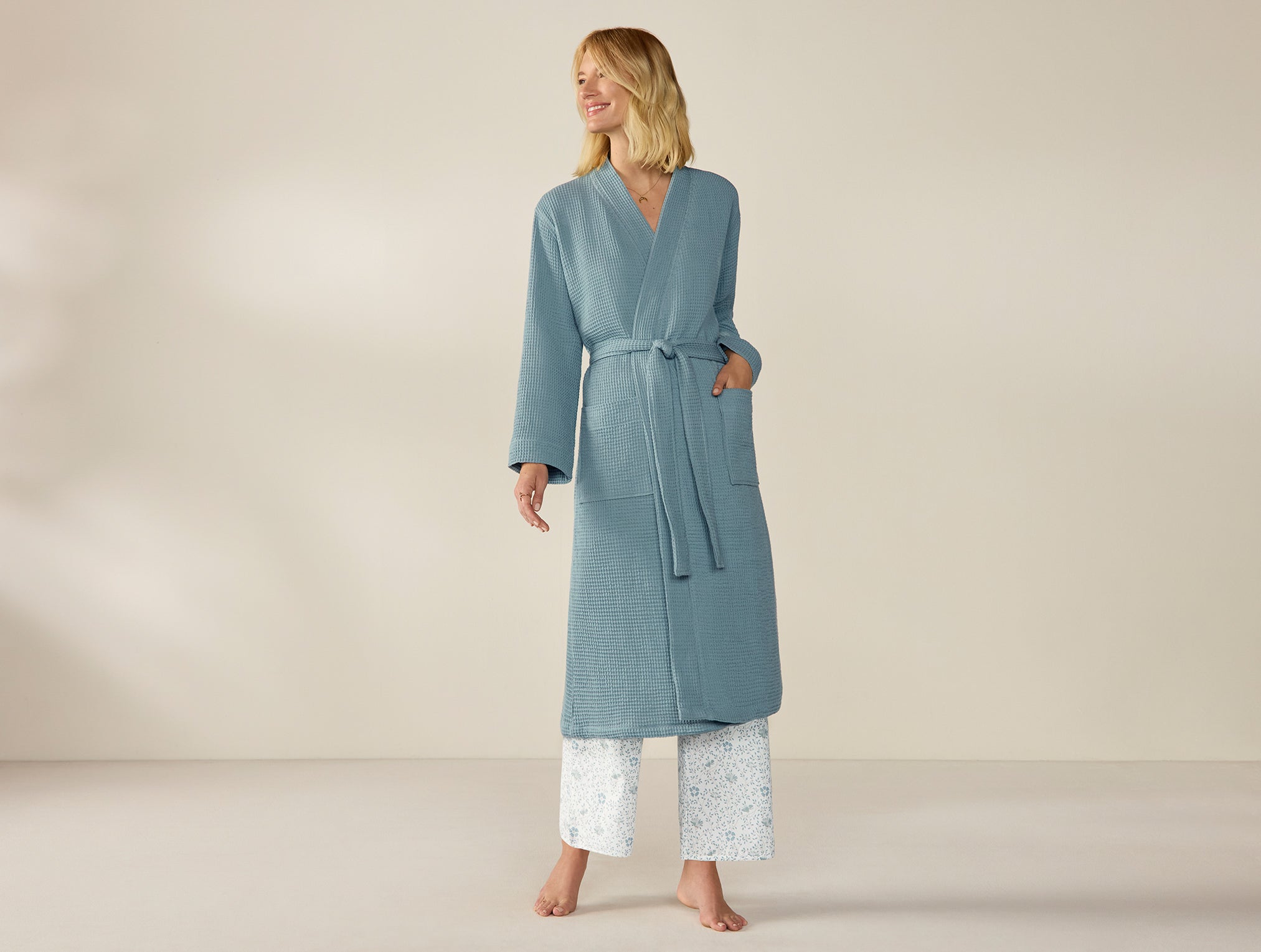 Unisex Organic Waffle Robe – Coyuchi