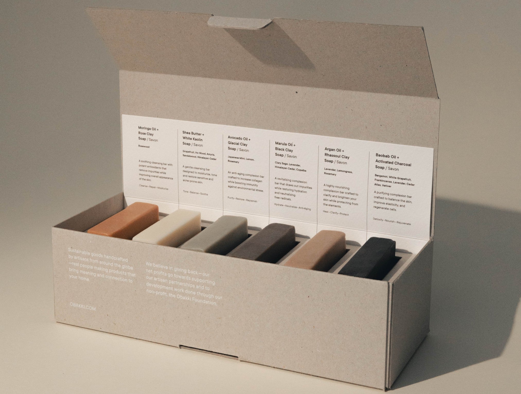 Obakki Designs Soap - Set of 6 – Coyuchi